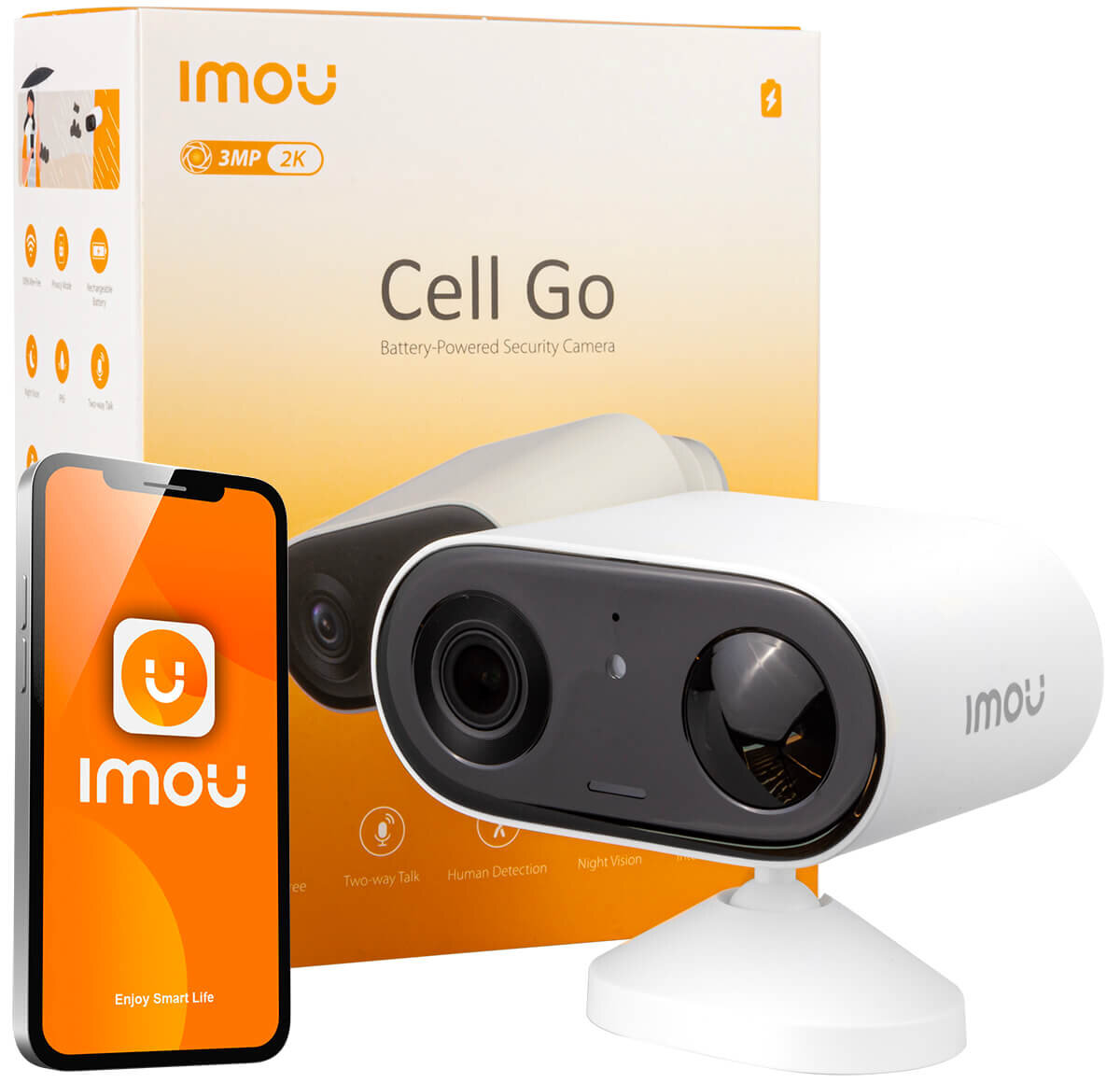 Kamera IP IMOU IPC-B32P-V2 Cell Go 3Mpx :: IVEL Electronics