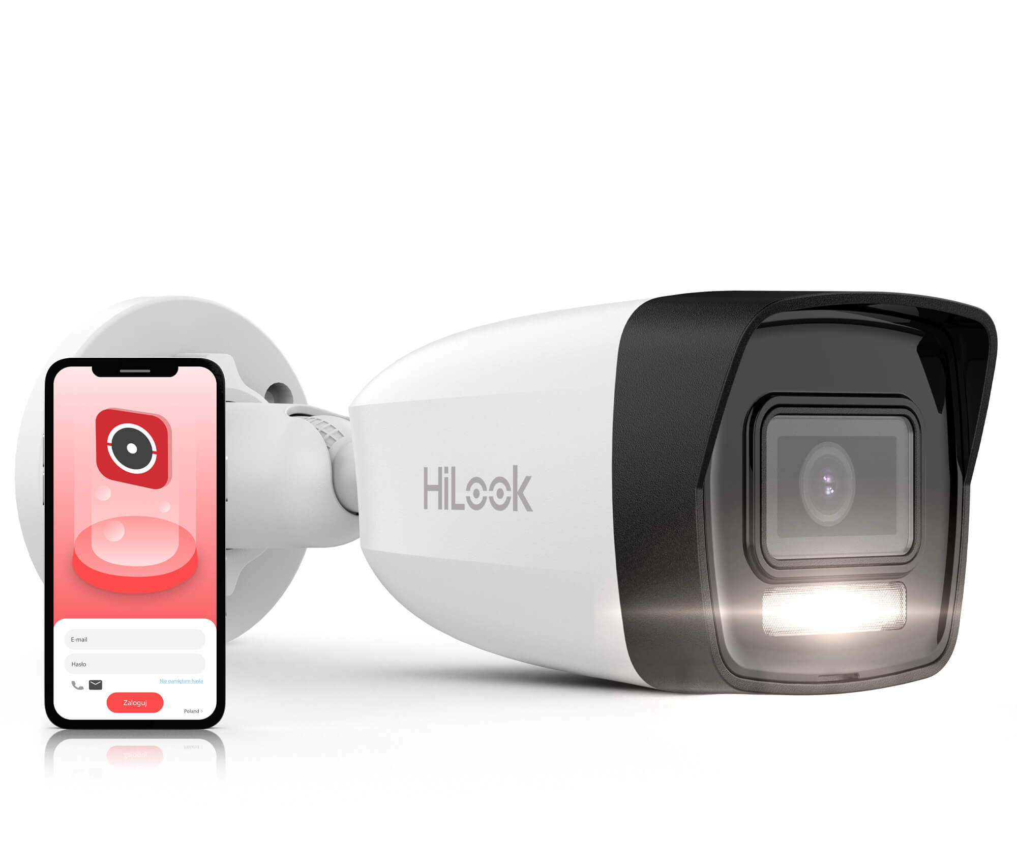 Kamera IP IPCAM-B4-30DL 4MPx Smart Hybrid-Light 30m HiLook by Hikvision ...