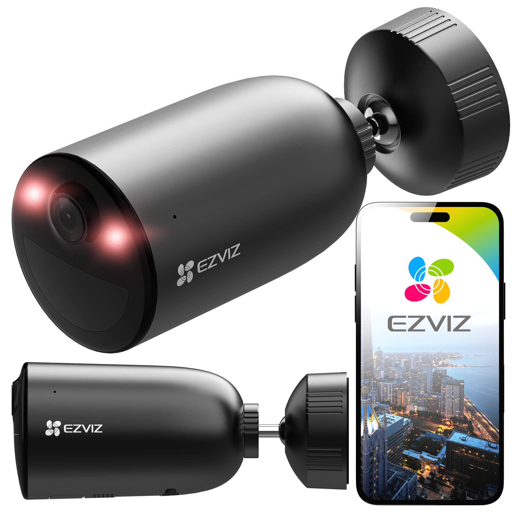 Kamera Wi-Fi 3Mpx EZVIZ EB3 – IP, nocna widoczność 15m | Bezprzewodowa