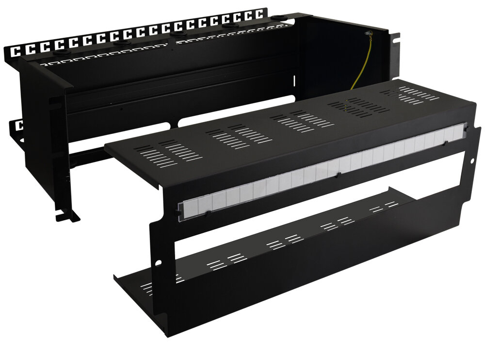 Obudowa 4U z szyną DIN-TH35-24xS do szaf RACK 19" Pulsar ARADIN3 ...