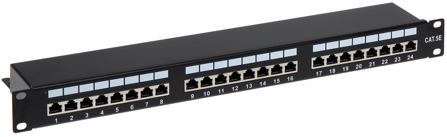 Patch panel RJ-45 – PP-24/RJ-C/FTP | Wysoka jakość, łatwy montaż