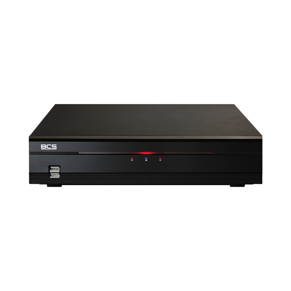 Rejestrator IP 4-kanałowy BCS-U-NVR0402-A-4K-4P(6TB), 12Mpx BCS Ultra ...