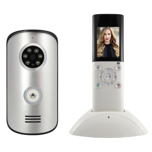 Wideodomofon bezprzewodowy "EURA" WVP-02A6 kolor 2.4" pamięć obrazów ...