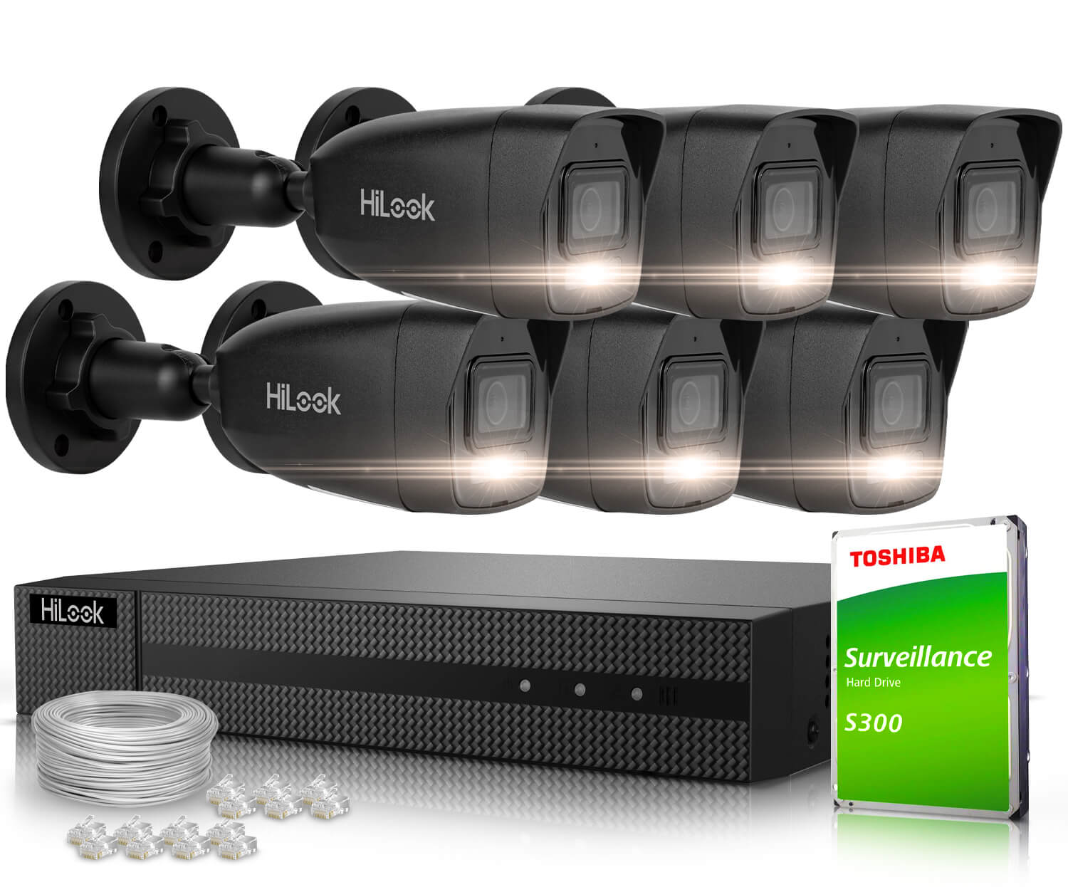 Kamera IP 4Mpx 6x IPCAM-B4-30DL Black – HiLook Hikvision | Monitoring